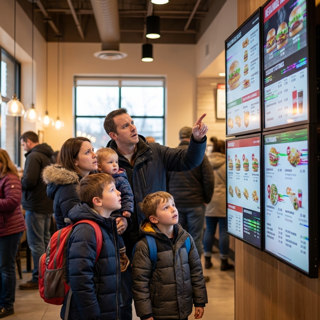 How Long Should a Digital Menu Slide Stay On Screen? A Data-Driven Guide