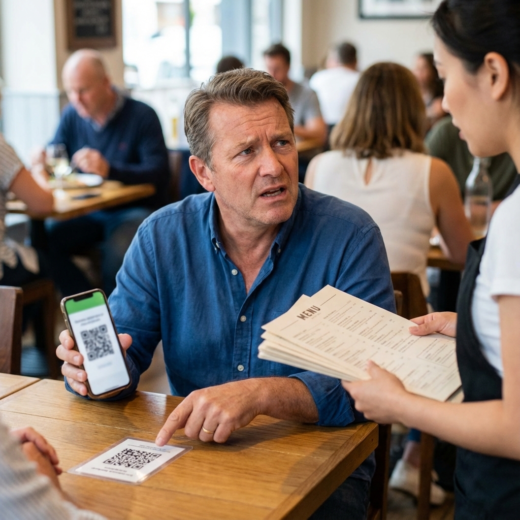 The QR Code Rebellion: Why Customers Hate Digital-Only Menus