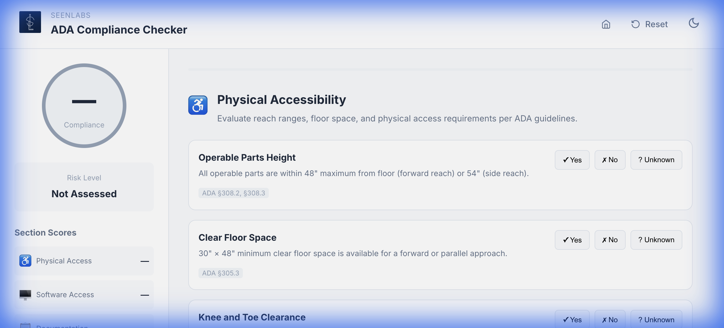 ADA Kiosk Readiness Checklist & Risk Assessment